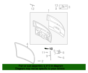2002-2016 GM Support Strut Stud 11569762 | GM Parts Center