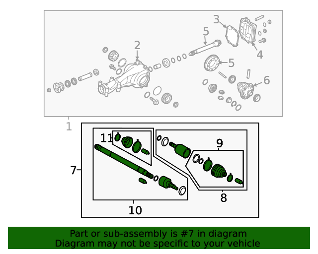 28421AN000 - Axle Assembly - 2020 Subaru | World OEM Parts Subaru