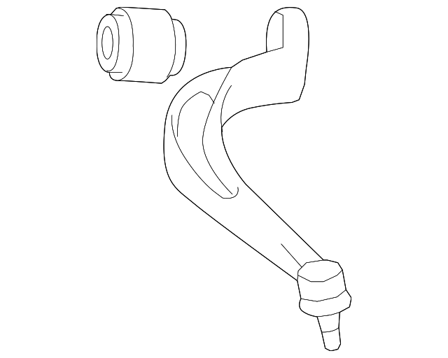 2010 Audi Rear Lower Control Arm 8K0-407-693-AE | Audi OEM Parts Guy