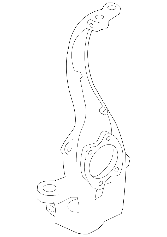2010-2016 Audi Steering Knuckle 8K0-407-253-AB | Audi USA Parts