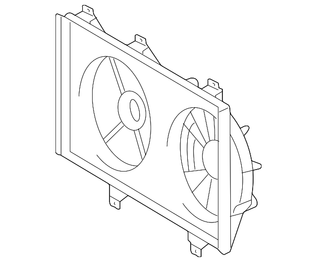 2012-2018 Toyota Cooling Shroud 16711-0P200 | Toyota Parts Center