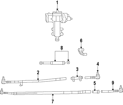 Steering Gear & Linkage for 2018 Jeep Wrangler | Mopar Parts