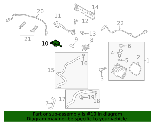 2018-2024 Mazda Vacuum Tank PYFA-13-978 | Florida Mazda Parts