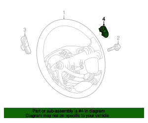 2001-2012 Mopar Radio Switch - Driver's Side (LH) 4685729AB ...