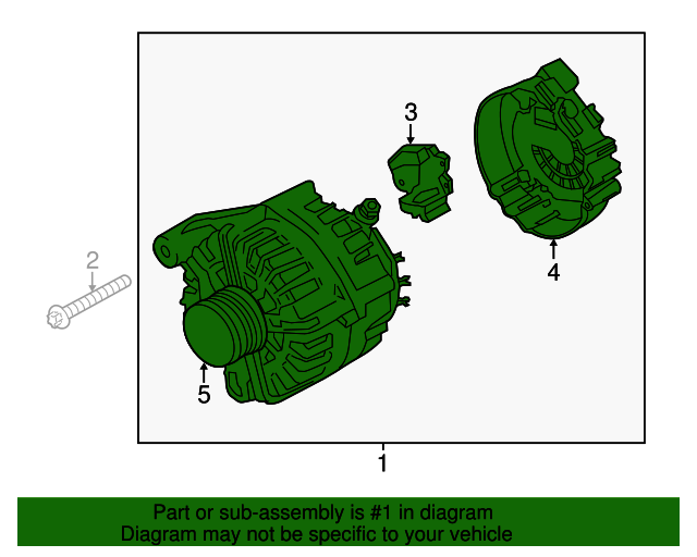 12318570675 - 2014-2018 BMW X5 Alternator (12-31-8-570-675) | BMW of ...