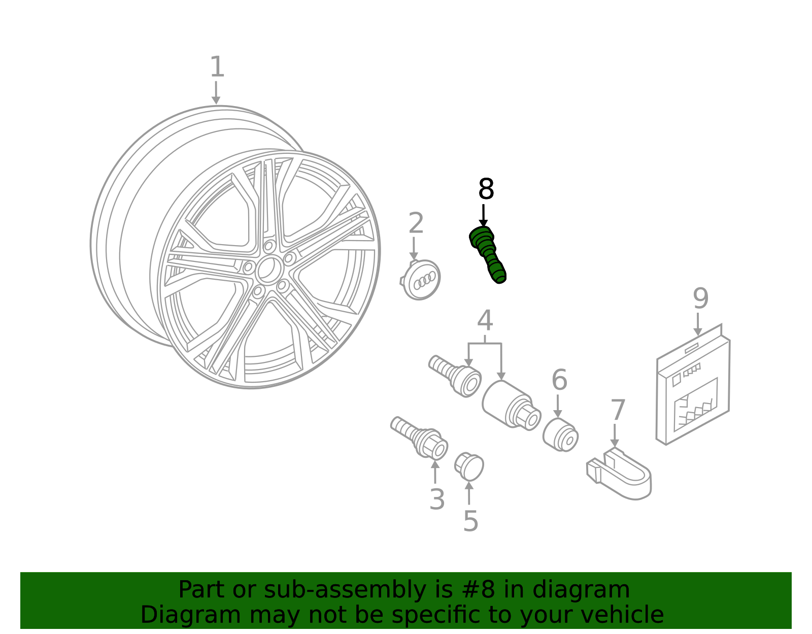 2008-2025 Audi Fill Valve 420-601-361-A | Audi USA Parts