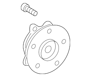 OEM 2018-2024 Toyota Wheel Bearing And Hub Assembly Part # 43550-06050 | Modern Toyota Parts