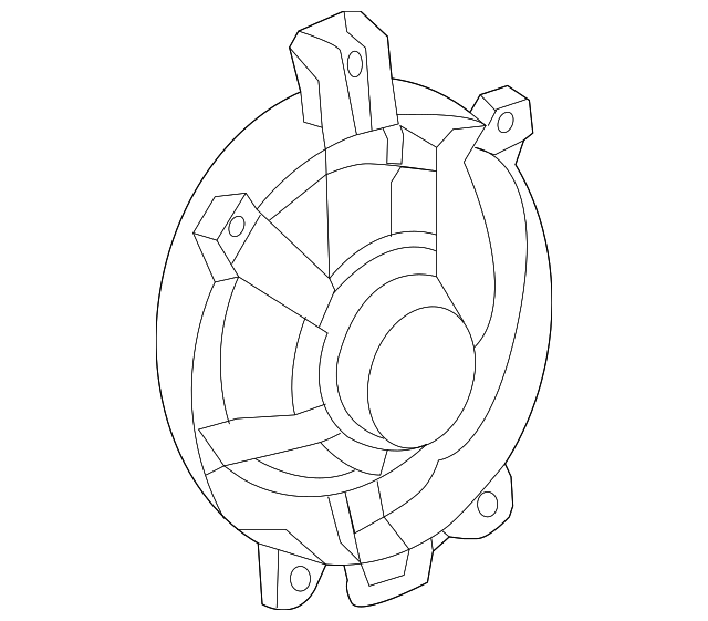 906-827-00-60 - Front Dr Speaker 2010-2018 Mercedes-Benz | Mercedes ...