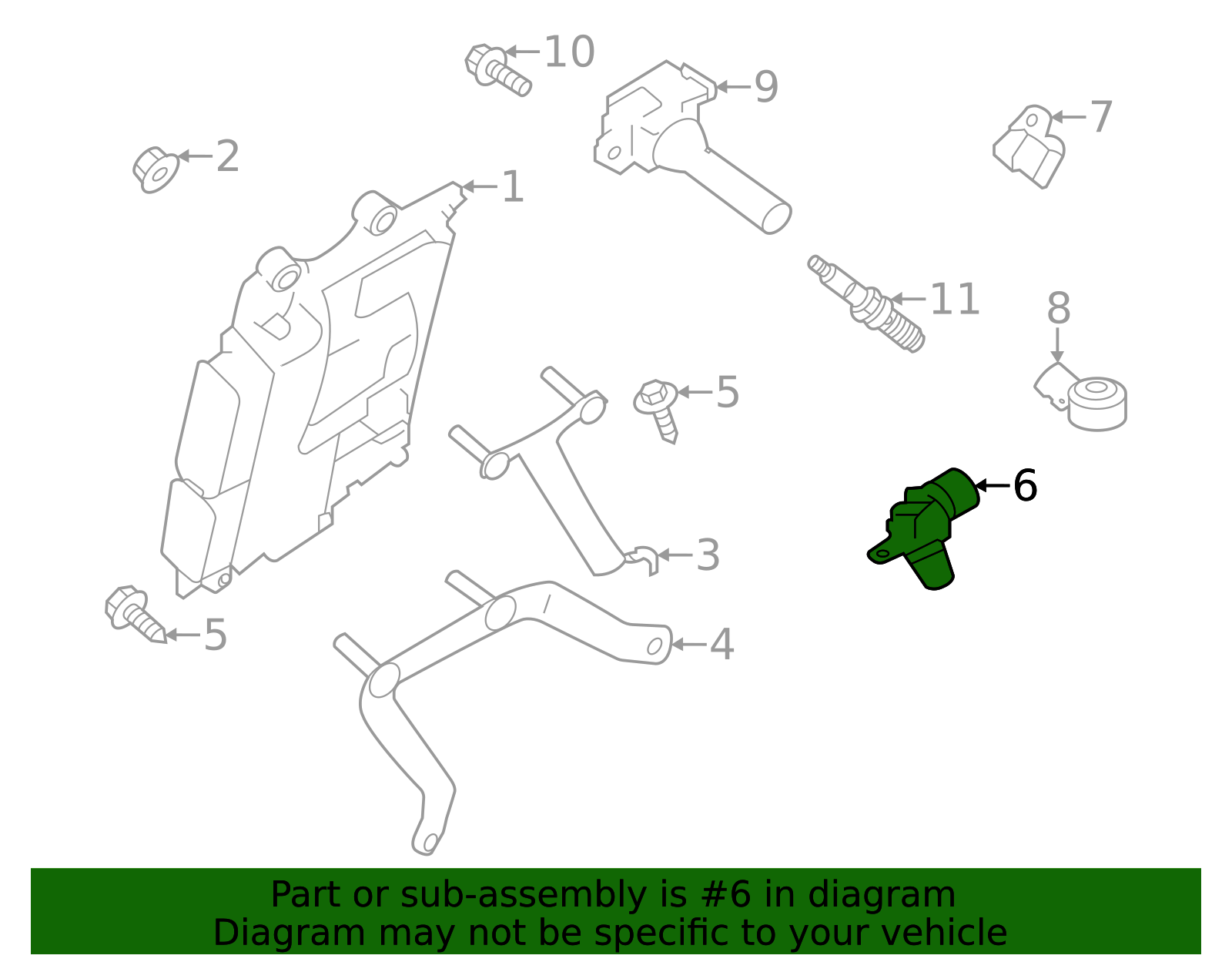 2017-2024 Subaru Camshaft Position Sensor 22056AA28A | Subaru Parts Pro
