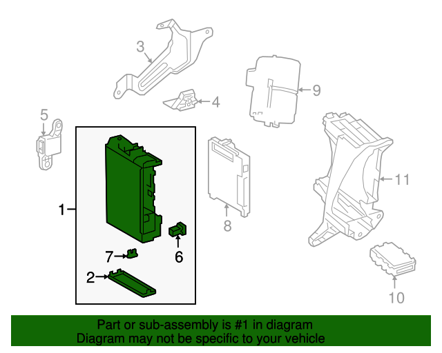 2018-2021 Toyota C-HR Fuse & Relay Box 82730-F4010 | OEM Parts Online