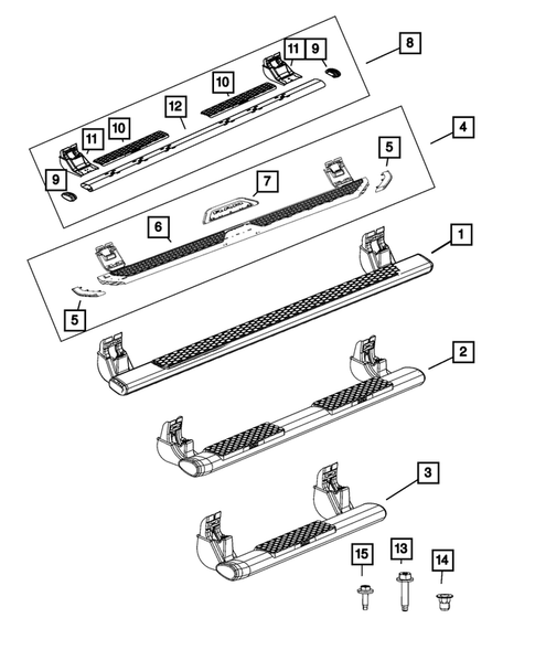 Running Boards and Side Steps for 2023 Ram 3500 | Mopar eStore
