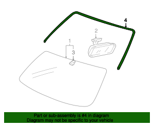 86131-2G000 - Reveal Molding 2006-2008 Kia Optima | Kia.Parts Store
