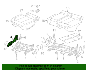 2018-2024 Audi Seat Trim Panel 80A-883-858-CE3 | AutoNationParts.com