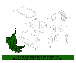 2017-2022 Ford Bracket HU5Z-14A254-A | OEM Parts Online