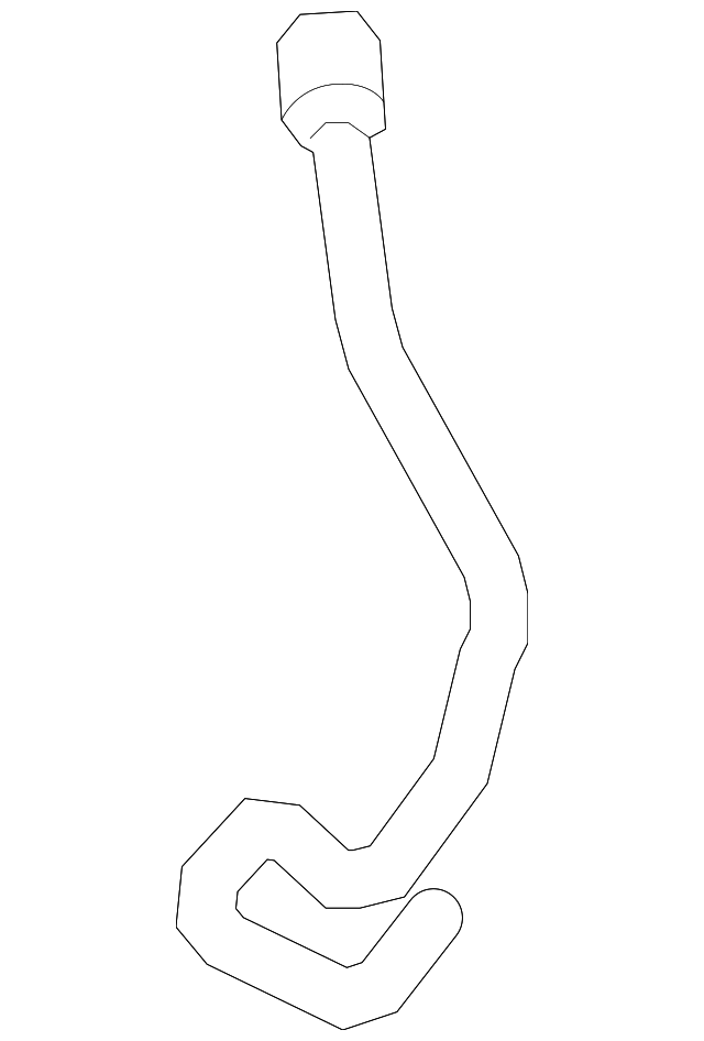 Genuine Overflow Hose for 2007-2010 Volvo S80 | Part# 30645816 | Over ...