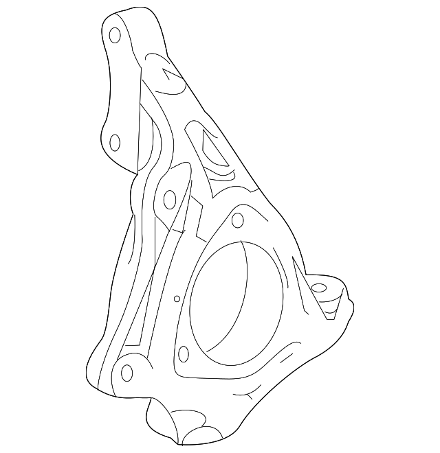 2010-2020 GM Passenger Side Steering Knuckle 13219081 GM ...