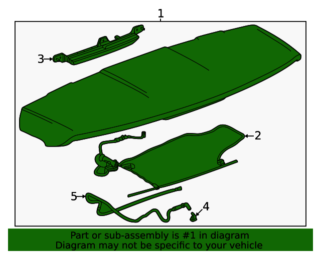 2023-2024 Cadillac Spoiler 86805200 GM | Flow Automotive Center ...
