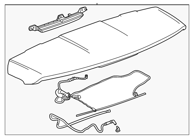 2023-2024 Cadillac Spoiler 86805200 GM | Flow Automotive Center ...