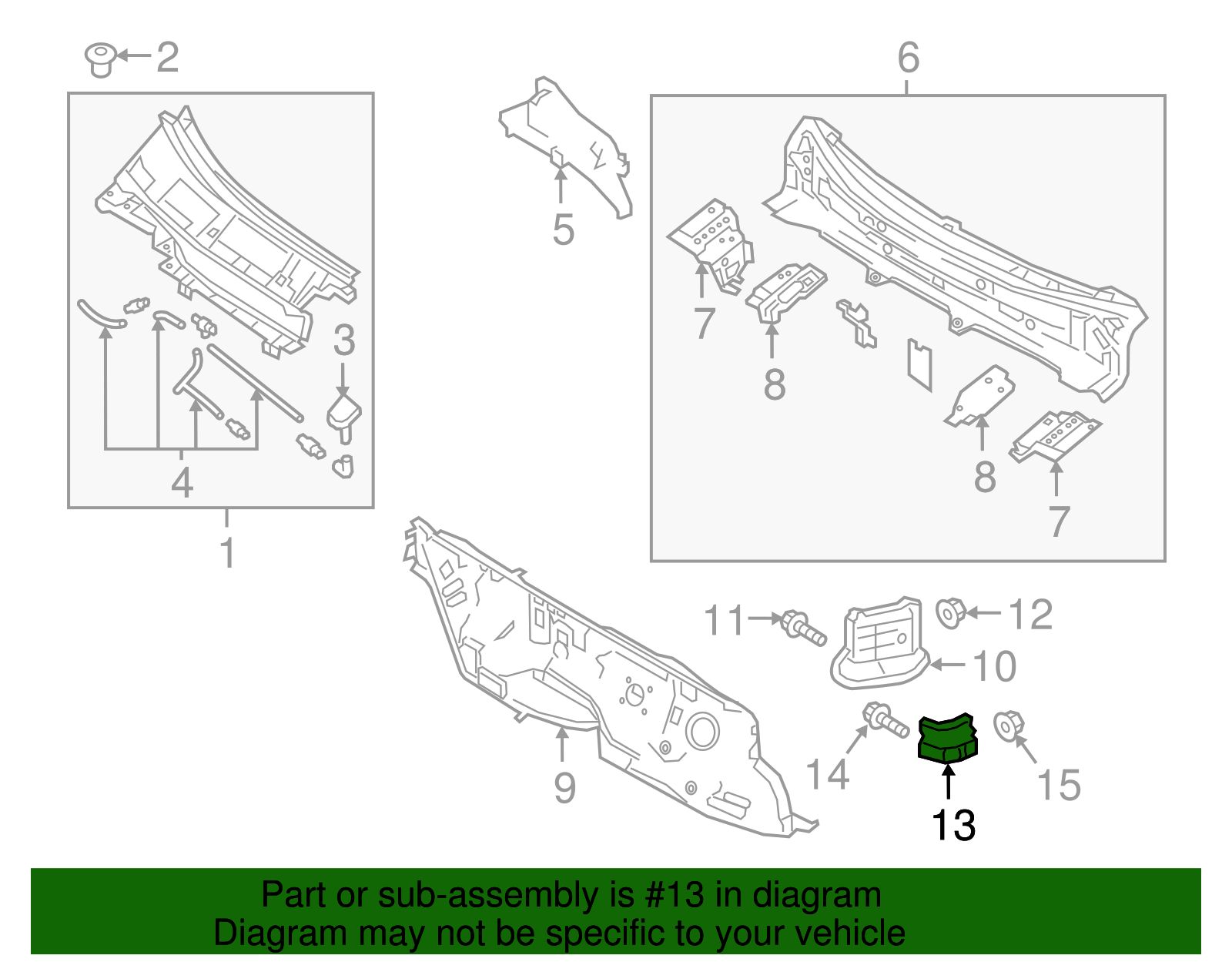 TK48-56-592 - 2016-2023 Mazda CX-9 - Reinforcement | Mazda Part Direct