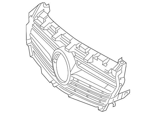 117-888-07-00 - Upper Grille 2017-2019 Mercedes-Benz CLA 45 AMG ...