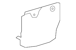 53736-06070 - Radiator Support Splash Shield - 2018-2021 Toyota ...