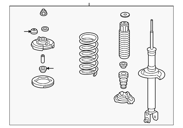52610-TE0-A03 - Shock Absorber Assembly, R Rear - 2008-2012 Honda Accord | Honda Factory Parts