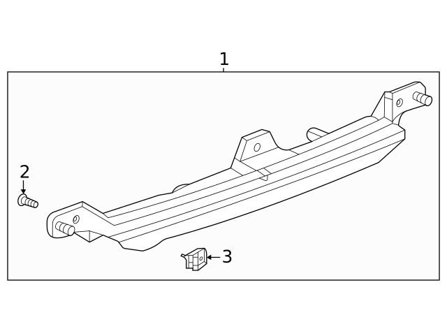 2021-2023 GM High Mount Lamp 86805189 | AutoNationParts.com