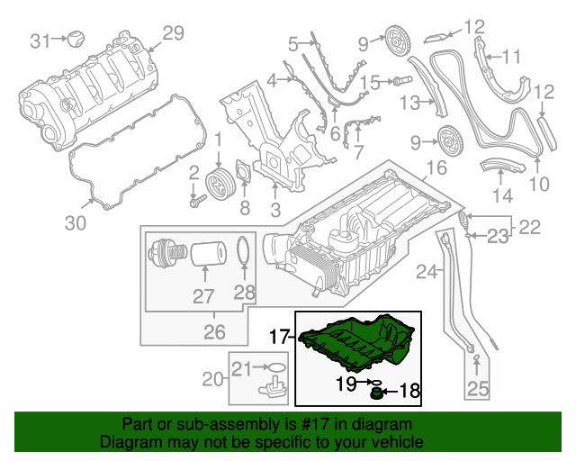 2008-2010 Porsche Cayenne Oil Pan 948-107-055-01 | Porsche Marin