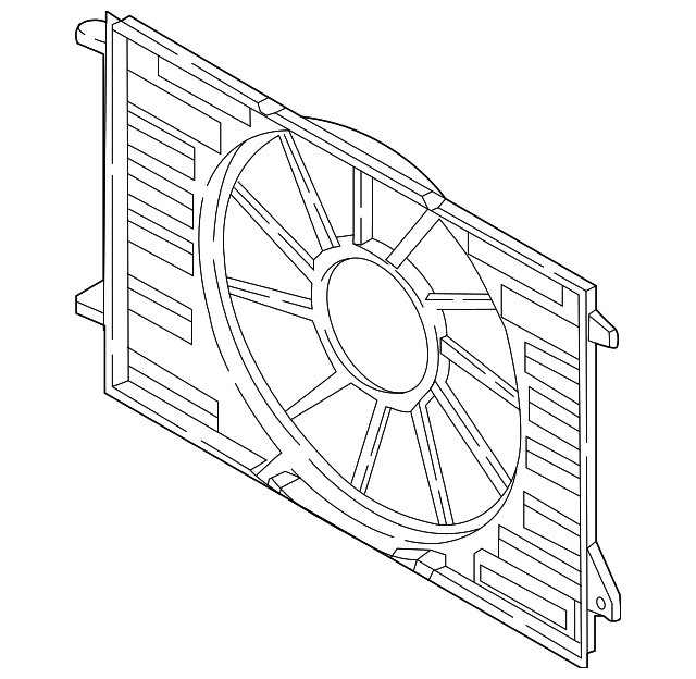 2017-2020 Audi Shroud 8W0-121-207-B | Audi OEM Parts