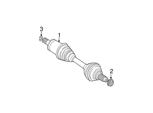 2000-2006 BMW X5 Axle Assembly 31-60-7-565-314 | OEM Euro Parts