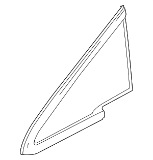 2017-2023 Chevrolet Bolt EV Passenger Side Windshield Pillar Stationary ...