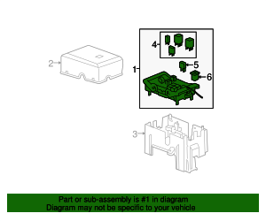 2007 GM Engine Wiring Harness Junction Block 19210436 GM ...