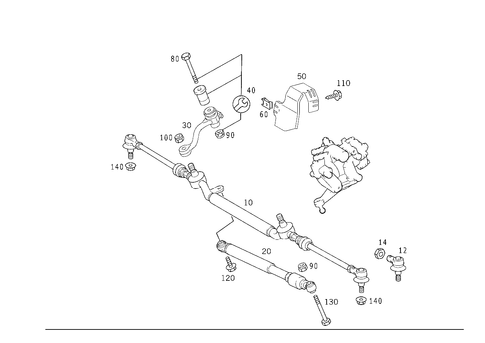 Steering Linkage for 2001 Mercedes-Benz SLK 230 | Mercedes-Benz USA Parts