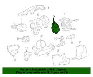 2011-2017 GM Steering Angle Sensor 84107026 GM | GMPartsDirect.com