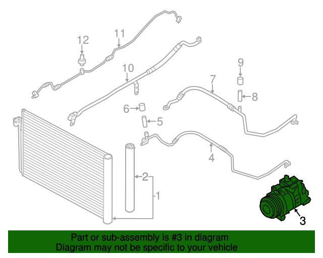 64529399059 - 2014-2018 BMW A/C Compressor (64-52-9-399-059) | BMW of ...