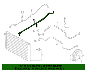 2011-2016 BMW Suction Hose 64-53-9-201-927 | BMWPartsDirect.com
