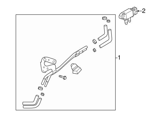 55599659 - Exhaust Pressure Differential Sensor 2014-2019 GM ...
