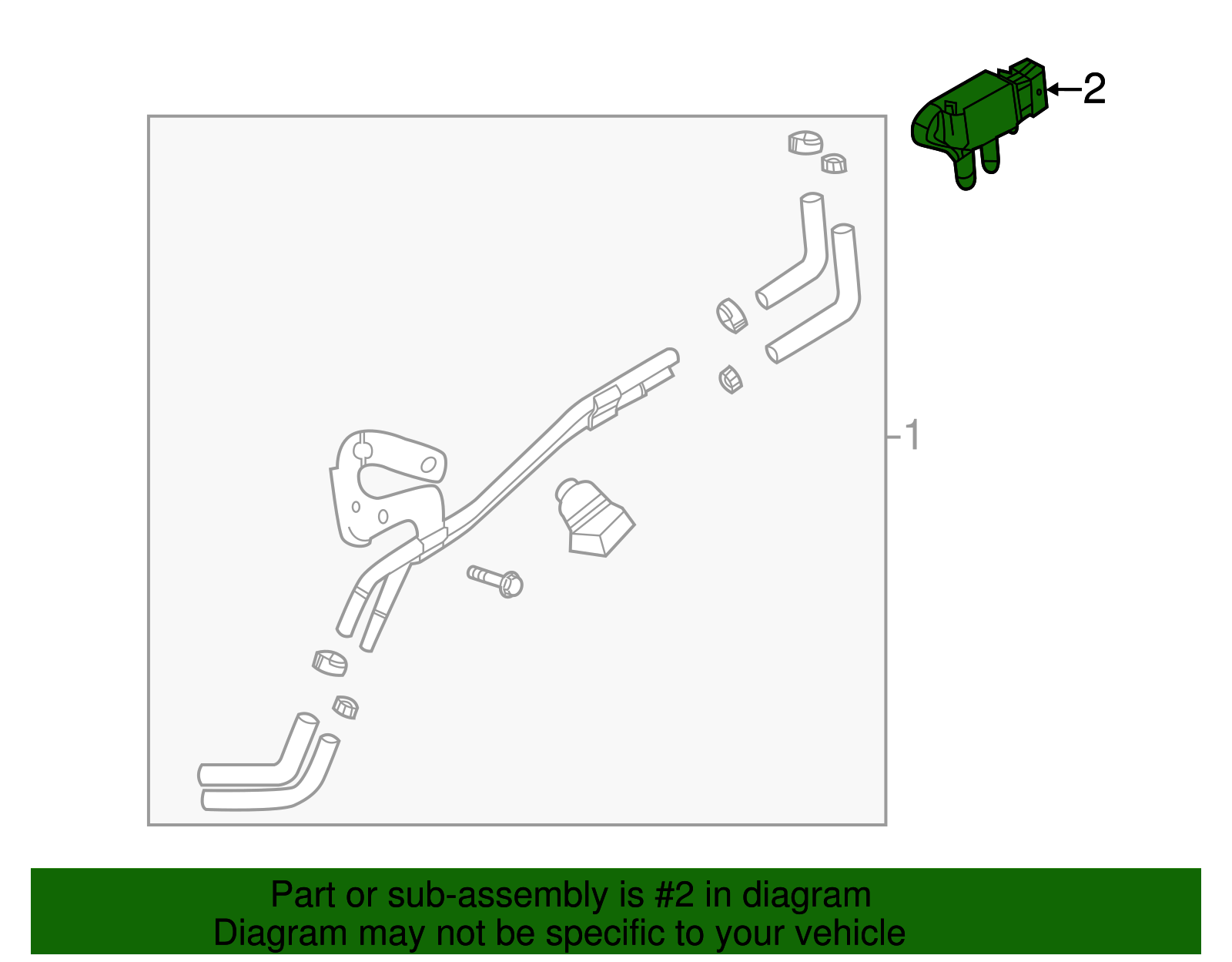 2014-2019 GM Exhaust Pressure Differential Sensor 55599659 GM ...