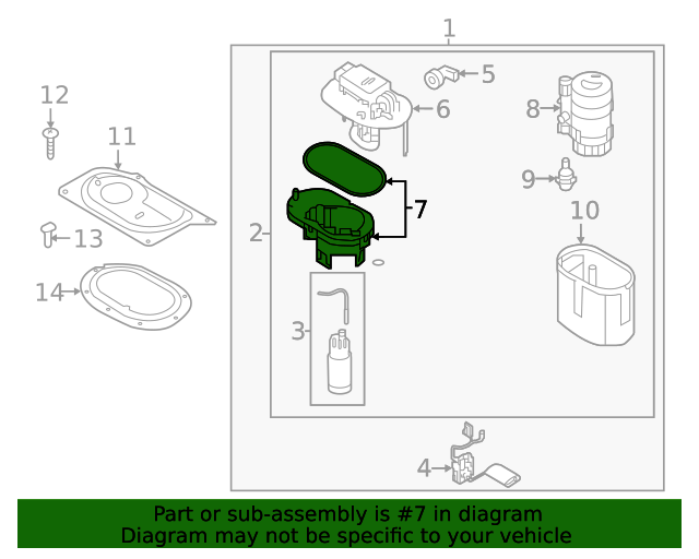 31115-C1000 - Fuel Pump Tank Seal 2017-2020 Kia | Kia.Parts Store