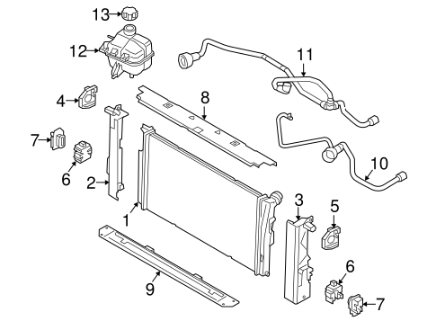 Radiator & Components for 2017 BMW i3 | getBMWparts