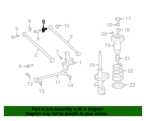 48409-32030 - Alignment Camber Adjusting Eccentric 1999-2003 Lexus ...