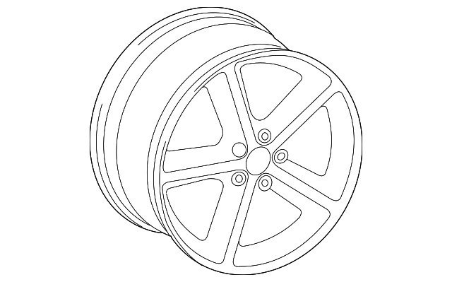 2009-2016 Audi Wheel, Alloy 8K0-601-025-CK | Genuine Audi Part
