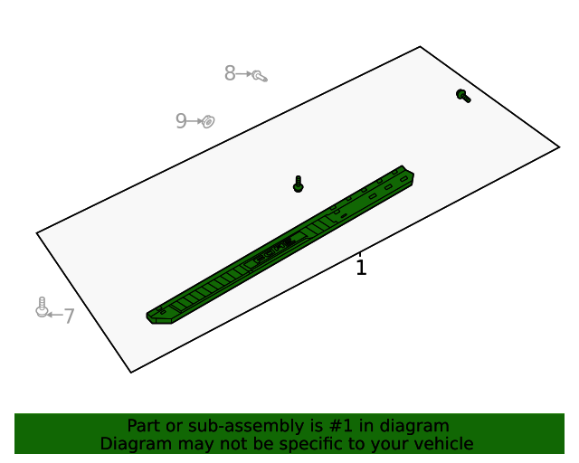 2021-2023 Ford F-150 Running Board ML3Z-16450-UA | Online Ford Parts ...