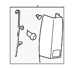 2007-2014 Cadillac Passenger Side Tail Lamp Assembly 22884388 GM ...