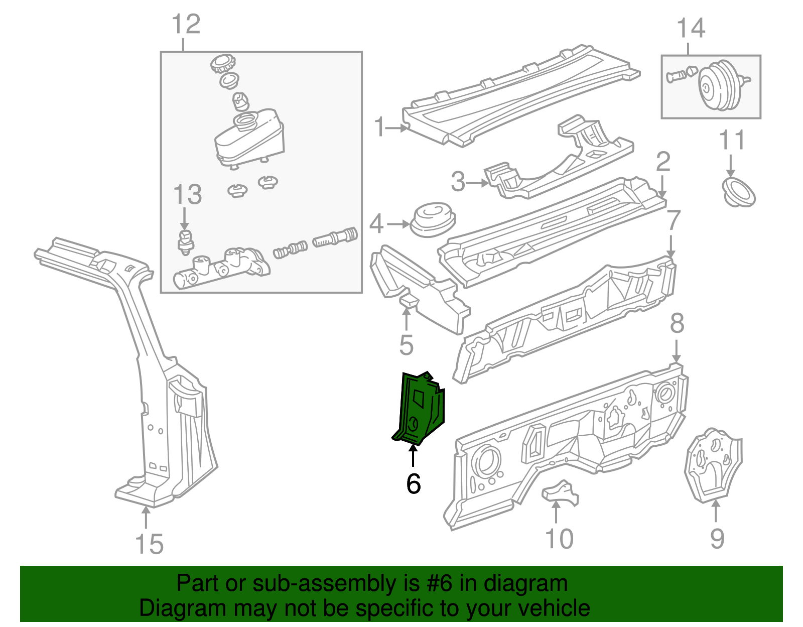 1F20-53-289 - Reinforcement - 2001-2009 Mazda | Mazda OEM Parts Outlet