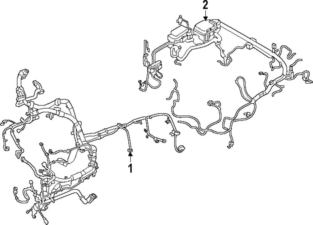 24012-9BW9D - 2024-2025 Nissan Frontier - Engine Compartment Wiring ...
