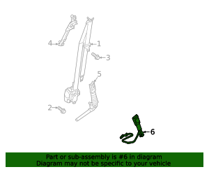 2021-2023 Kia Seltos Seat Belt Receptacle 88840-Q5000WK | TascaParts.com