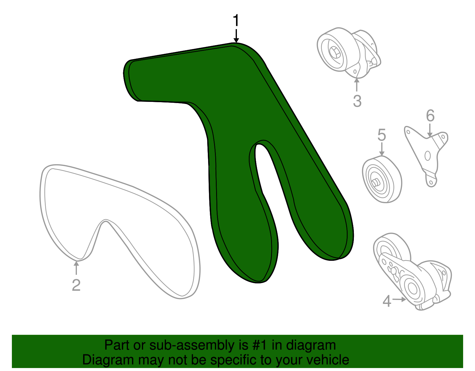 2002-2010 Infiniti Serpentine Belt 11720-AR010 | Infiniti OEM Parts Online