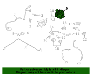 2019-2021 Porsche Macan Vacuum Pump PAC-145-100-B | Gaudin Porsche Parts