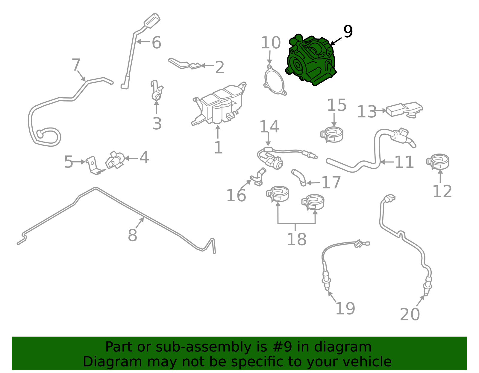2019-2021 Porsche Macan Vacuum Pump PAC-145-100-B | Gaudin Porsche Parts